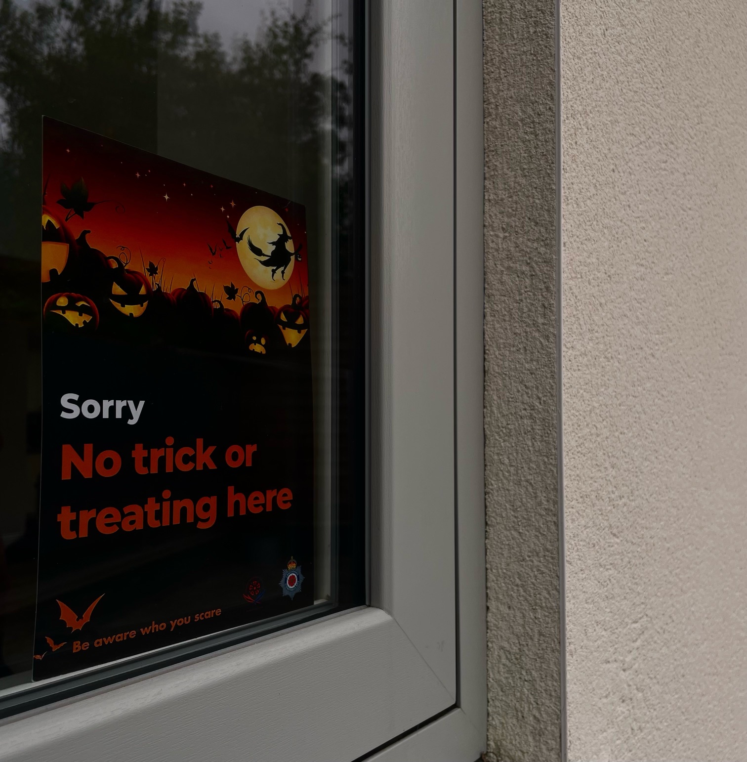 No Trick-or-Treating Cards